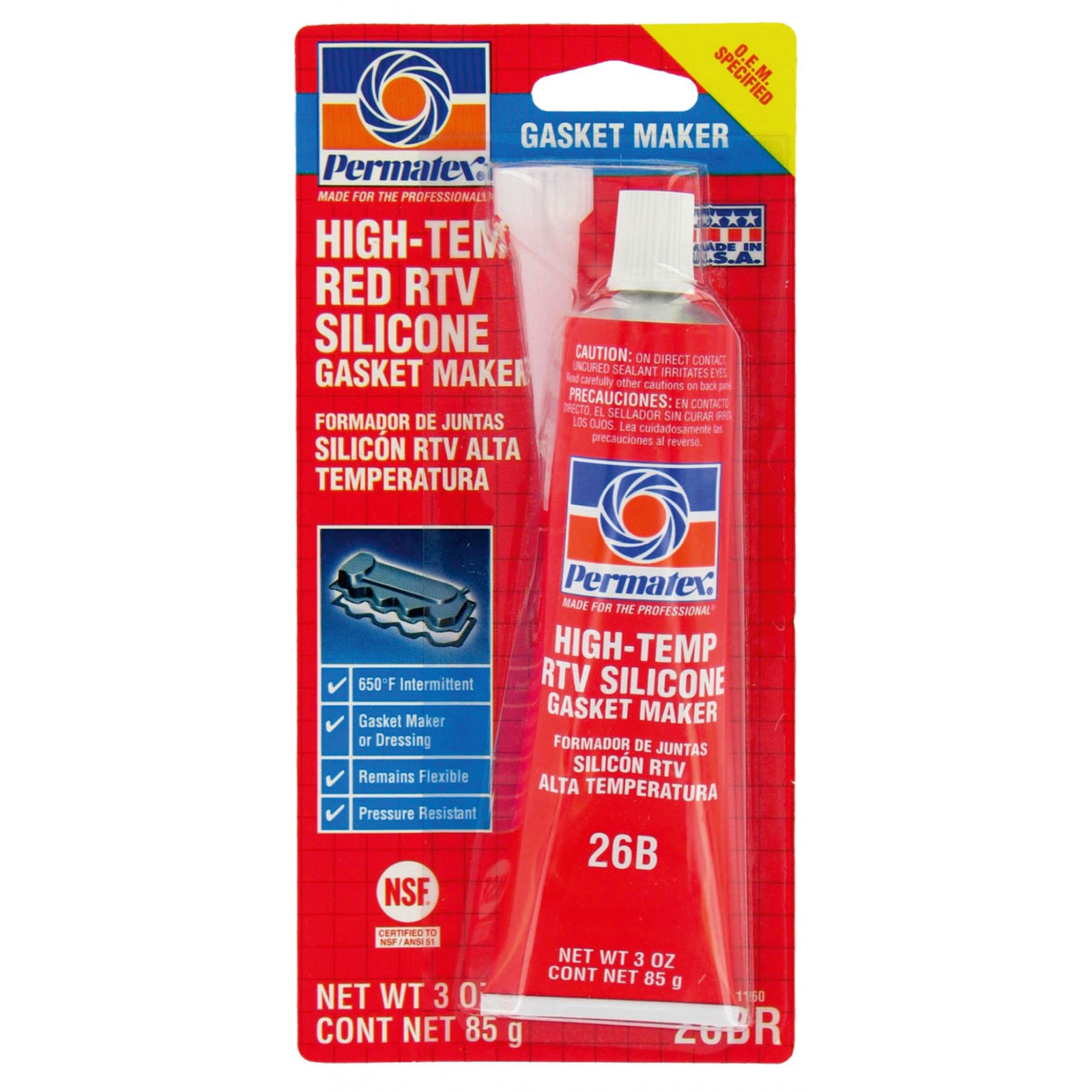 81160 PERMATEX ΦΛΑΝΤΖΟΚΟΛΛΑ ΚΟΚΚΙΝΗΚόλλες