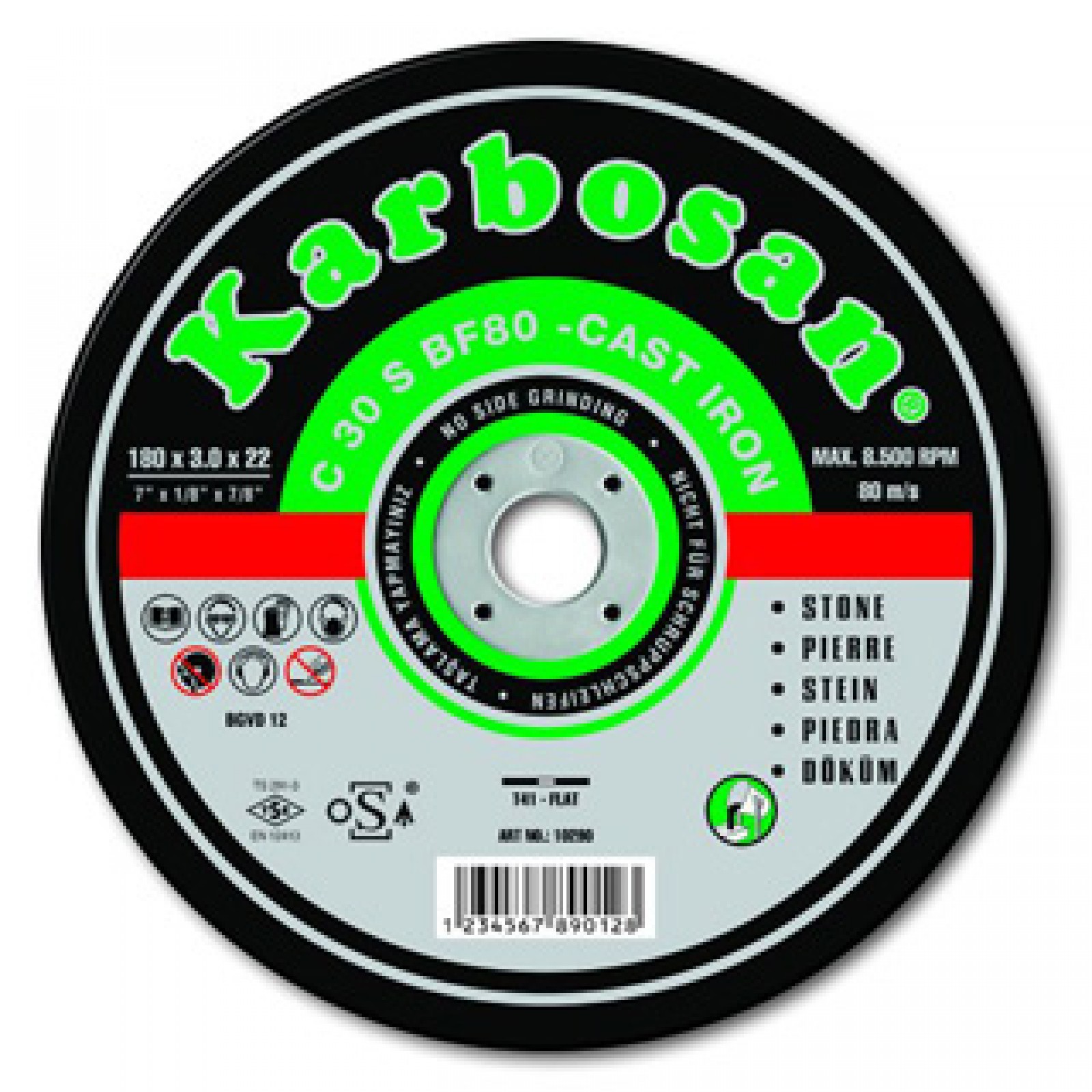 ΤΡΟΧΟΙ ΠΕΤΡΑΣ KARBOSANΛειαντικά