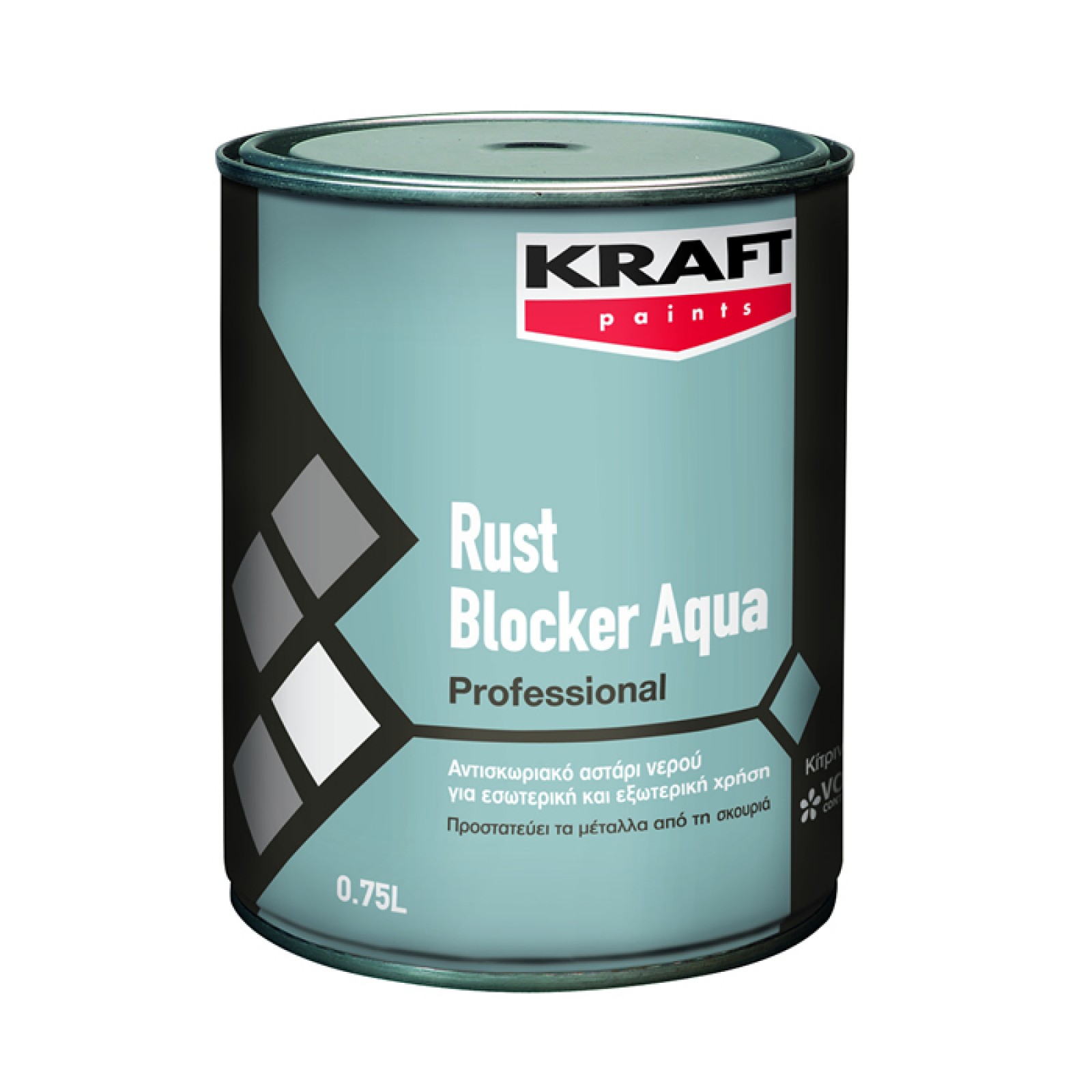 Rust Blocker Aqua 0,75lt Kraft αντισκωριακό αστάρι νερούΧρώματα
