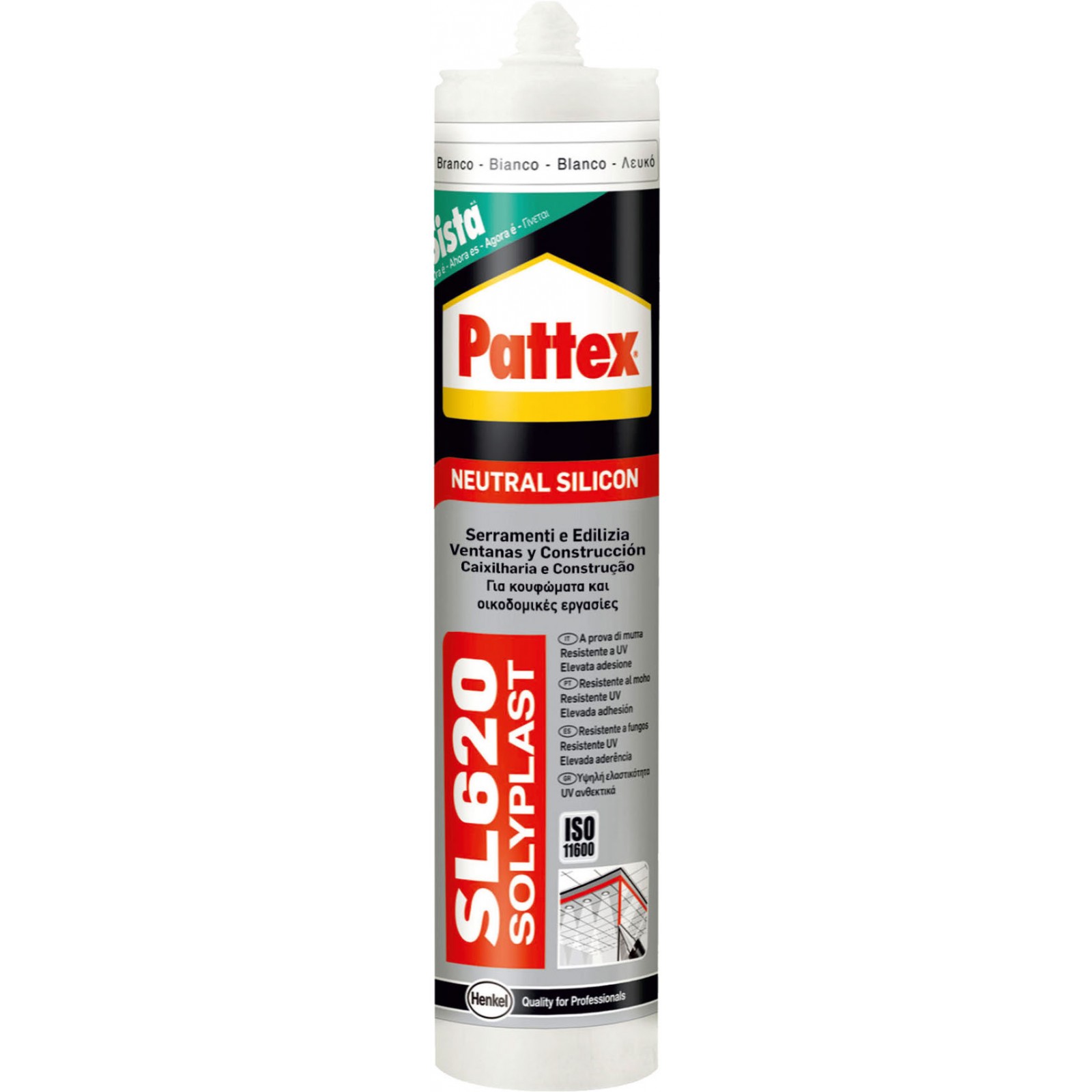 PATTEX SL620 ΣΙΛΙΚΟΝΗ ΟΥΔΕΤΕΡΗ ΥΨΗΛΩΝ ΠΡΟΔΙΑΓΡΑΦΩΝΣιλικόνες